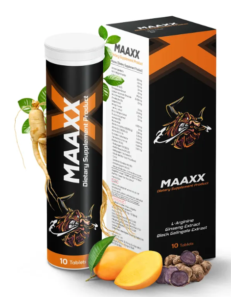 MAAXX - เม็ดฟู่ [ของแท้] ช่วยเสริมสรีรวิทยาของเพศชาย 10 เม็ด